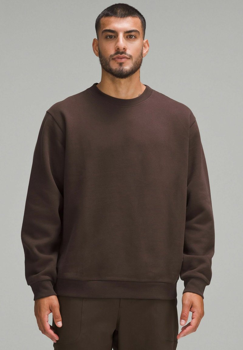 lululemon STEADY STATE CREW - Collegepaita - espresso/ruskea - Zalando.fi