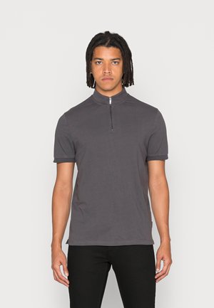 Casual Friday THEIS ZIPPER - T-Shirt basic - burnt olive/tanne - Zalando.de