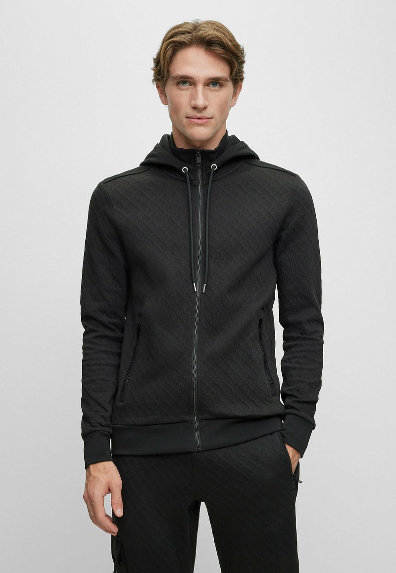 BOSS STEELE 01 - Zip-up sweatshirt - schwarz eins/black - Zalando.co.uk