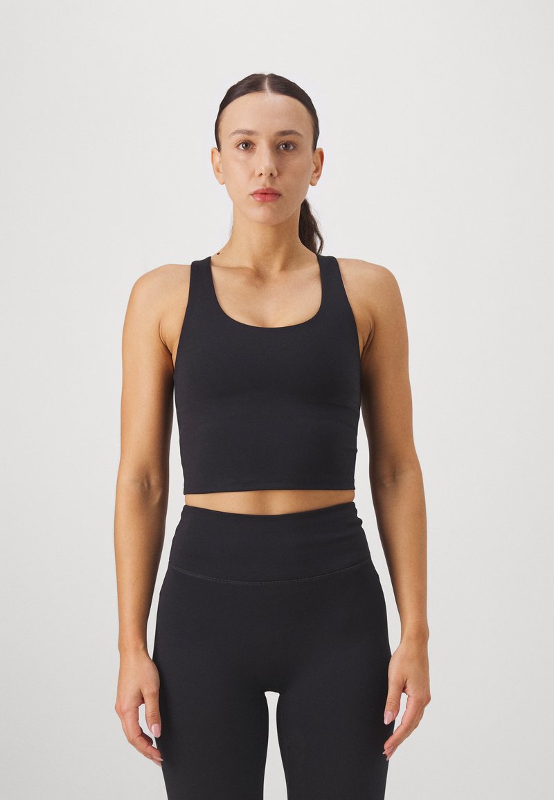 Girlfriend Collective LUXE SCOOP TANK - Top - black/zwart - Zalando.nl