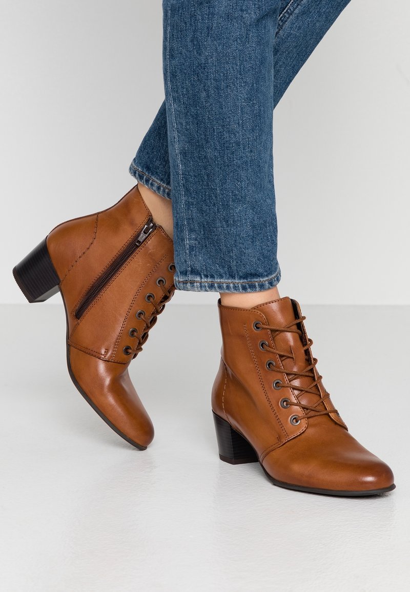 Anna Field Wide Fit Ankle boots - cognac - (Pre-owned) - Zalando