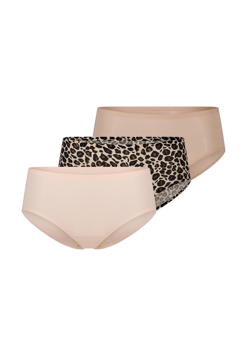 Chantelle SHORTY 3ER PACK - Slip - golden beige leo nude/hellbraun ...