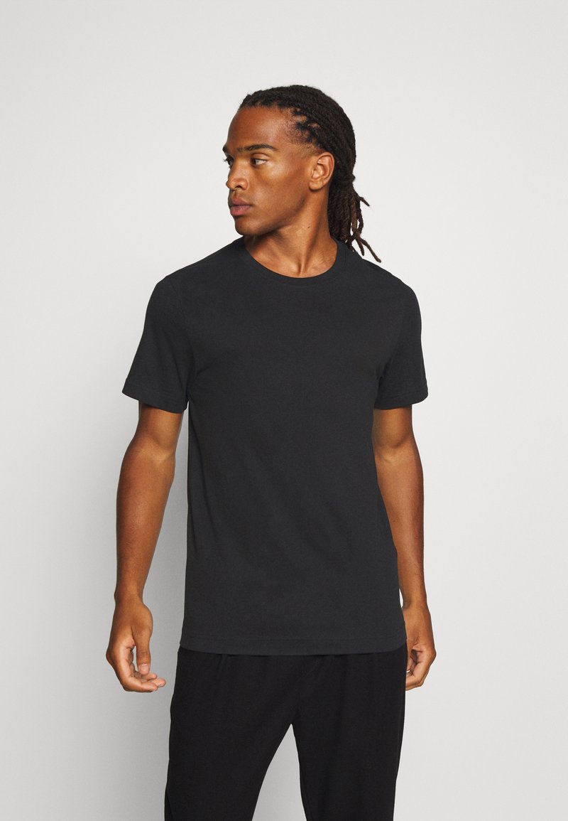 Weekday STANDARD - T-shirt basic - black/zwart - Zalando.nl