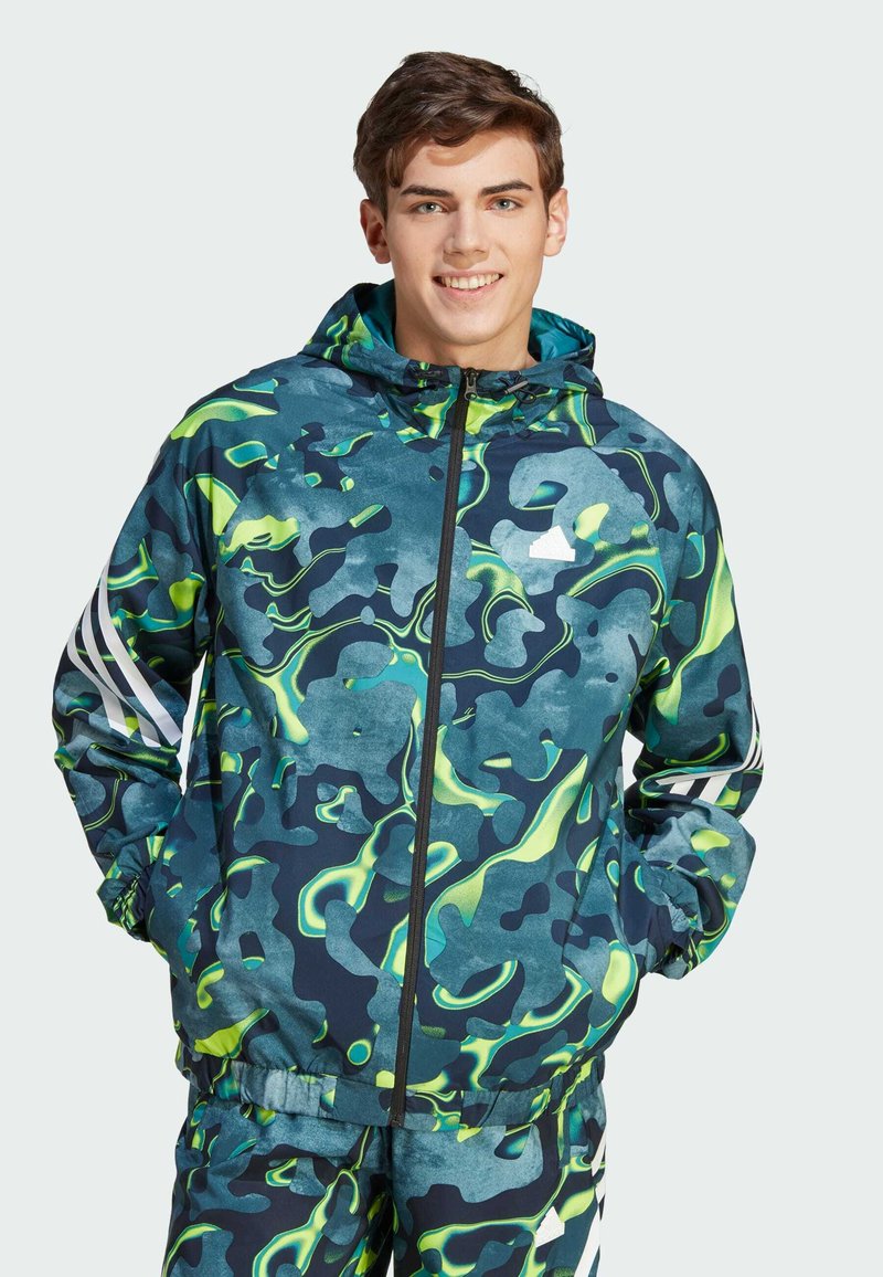 adidas Sportswear FUTURE ICONS ALLOVER PRINT - Training jacket - white ...