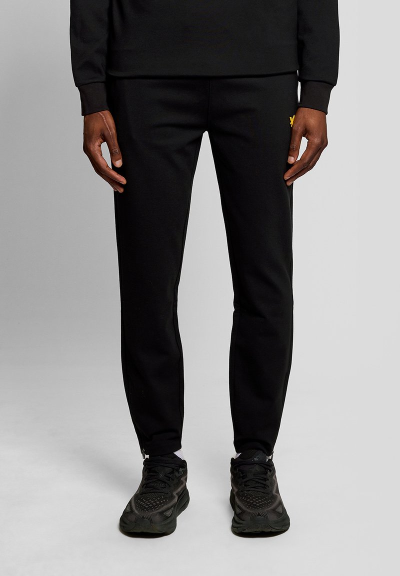 Lyle & Scott MID LAYERS FLY - Tracksuit bottoms - z jet black/black ...