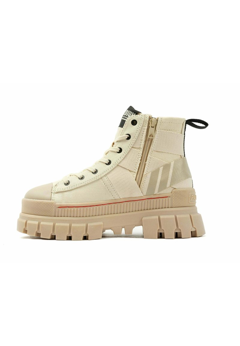 Palladium REVOLT HI ARMY - Plateaustiefelette - sahara/beige - Zalando.de