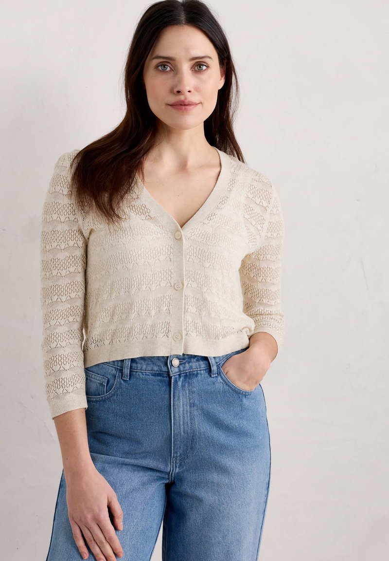 Seasalt Cornwall Kardigan/beżowy - Zalando.pl