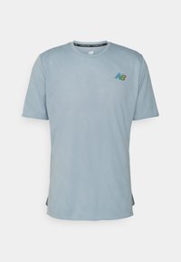 New Balance Q SPEED JACQUARD SHORT SLEEVE - T-Shirt basic - black ...