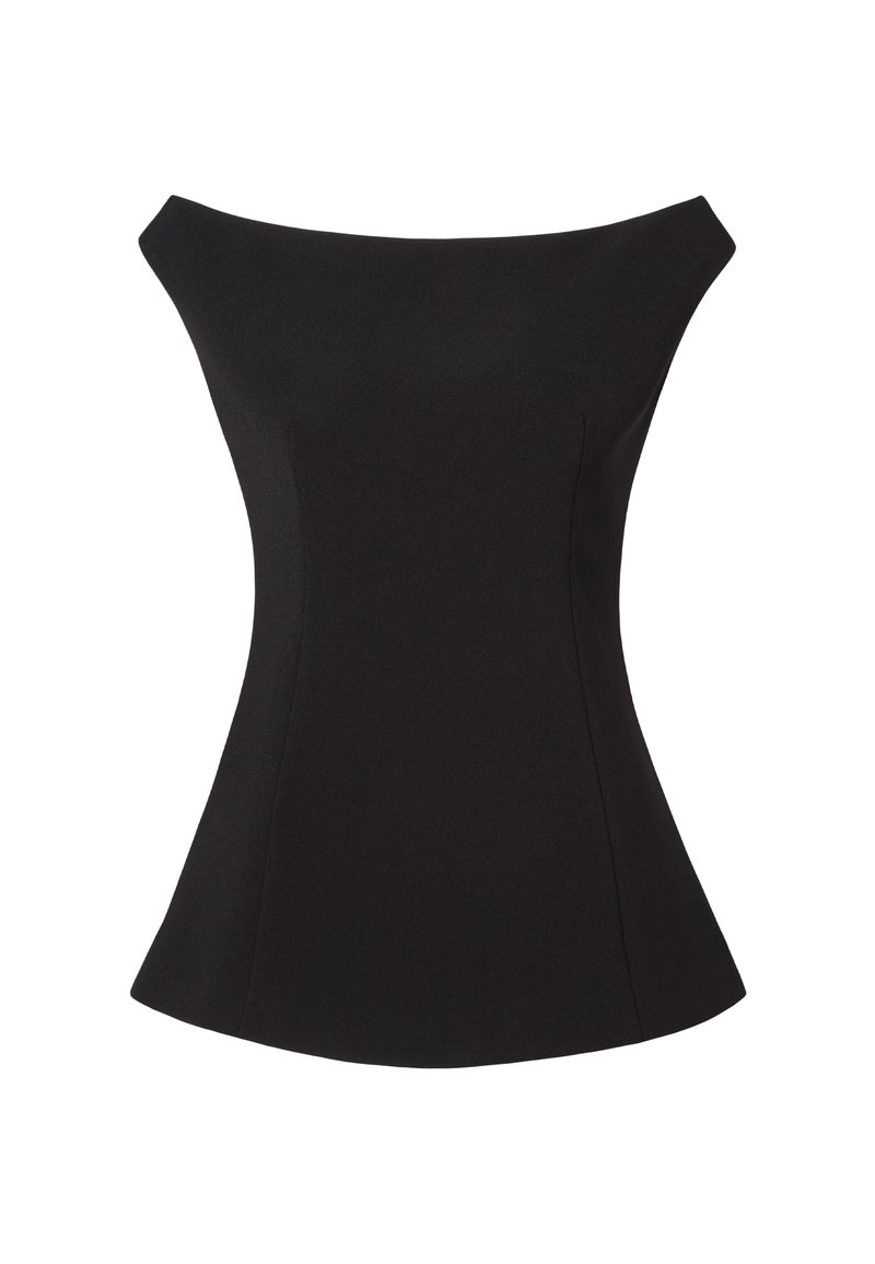 Malina DIORA HALF OFF SHOULDER - Blouse - black - Zalando.co.uk