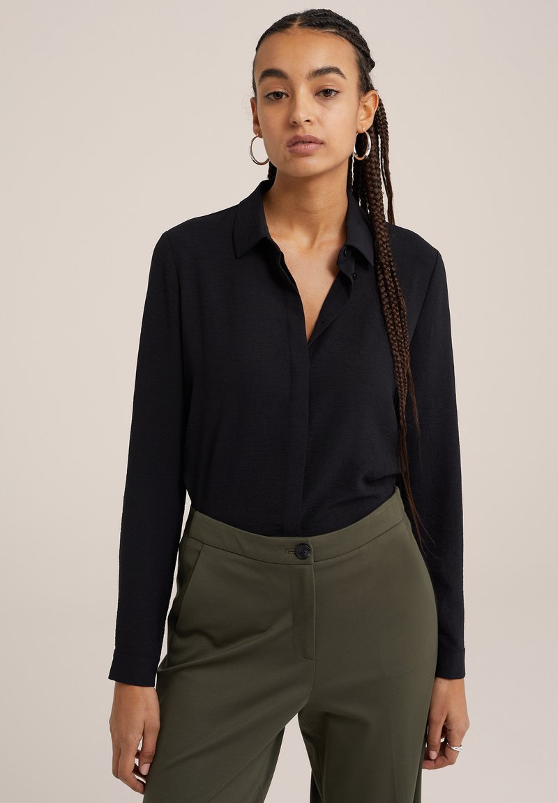 WE Fashion Hemdbluse - black/schwarz - Zalando.ch