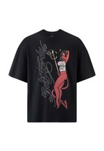 Ed Hardy DEVIL IN DETAILS RELAXED - T-Shirt print - black/schwarz ...