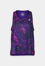 ASICS AOP TANK - Linne - eggplant/blue violet/mörklila - Zalando.se