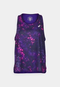 ASICS AOP TANK - Top - eggplant/blue violet/dunkellila - Zalando.at