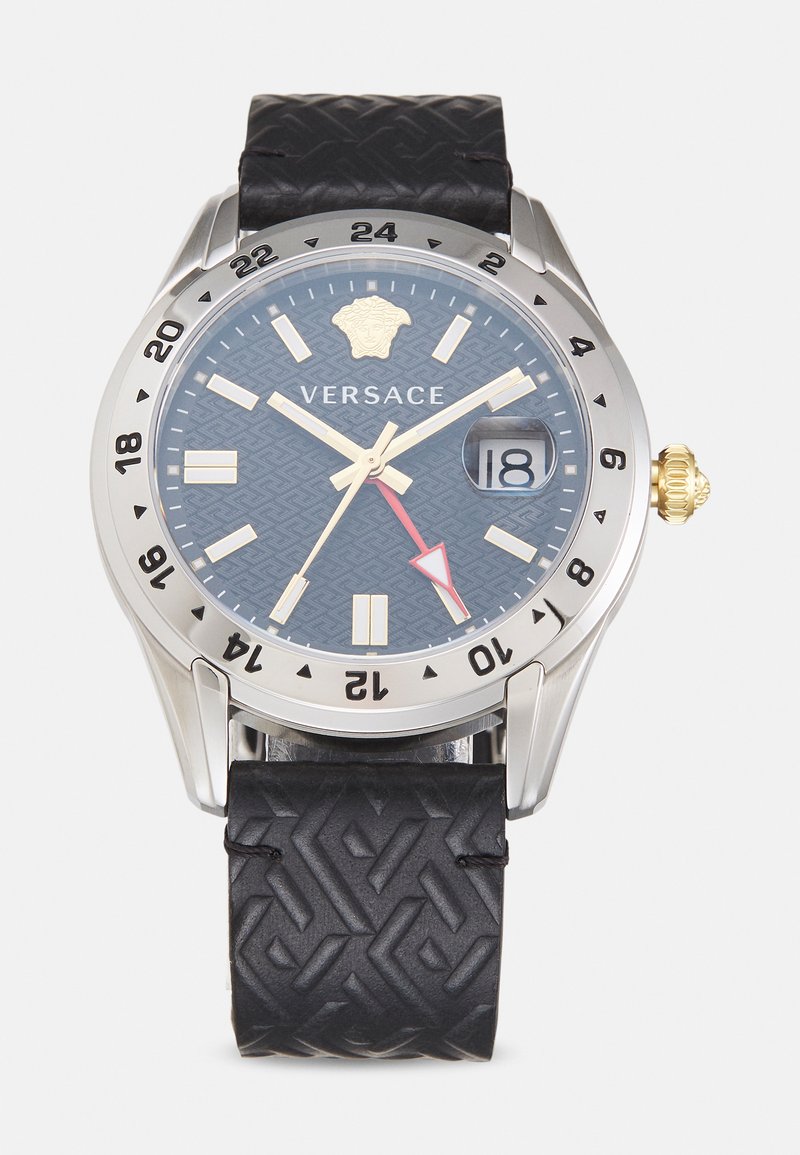 Versace GRECA TIME - Zegarek/czarny - Zalando.pl