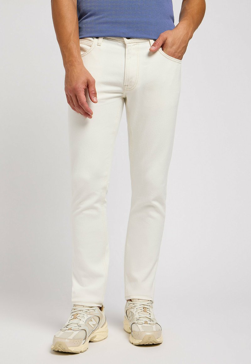 Lee LUKE - Jeans Slim Fit - white/hvid - Zalando.dk