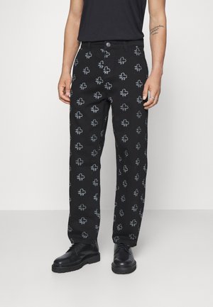 Night Addict NAMOON UNISEX - Pantaloni sportivi - black/orange/nero ...