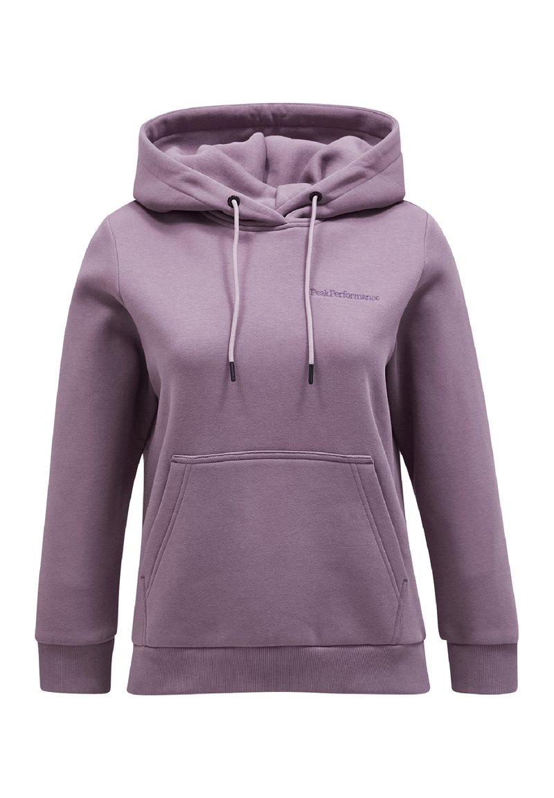 Peak Performance W ORIGINAL SMALL LOGO - Kapuzenpullover - lila ...
