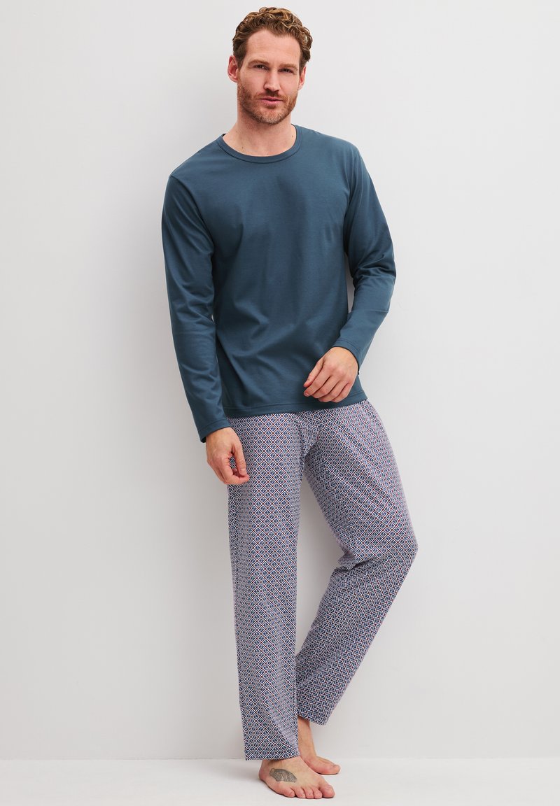 Calida SPECIAL LANG SET - Pyjama set - night ink/royal blue - Zalando