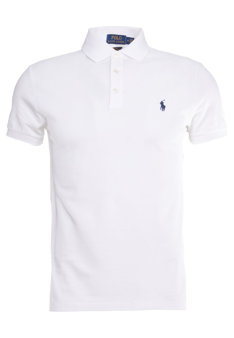 Polo Ralph Lauren SLIM FIT - Poloshirts - white/hvid - Zalando.dk