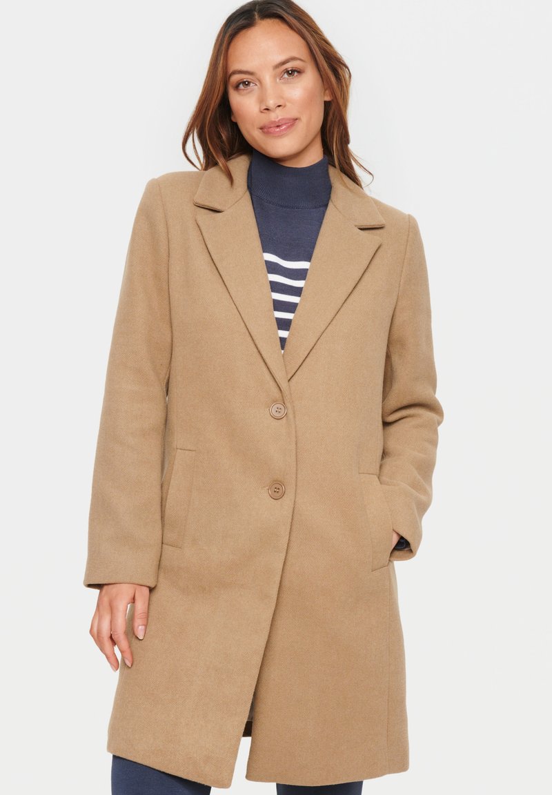 Saint Tropez VIVIANSZ OUTERWEAR - Klasikinis paltas - amphora/šviesiai ruda - Zalando.lt