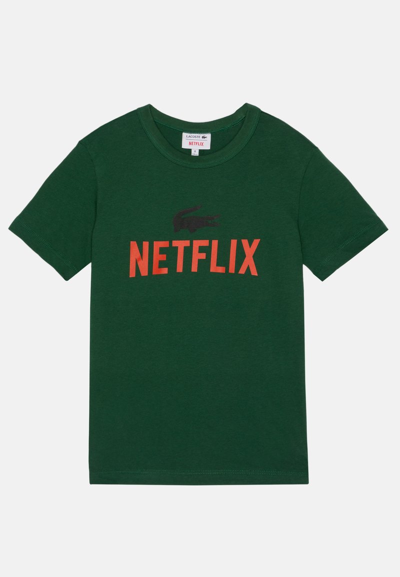 Lacoste LACOSTE X NETFLIX UNISEX - T-shirts med print - vert/grønn ...