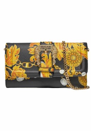 Versace Jeans Couture RANGE LOGO LOOP BAG - Sac à main - black/white ...