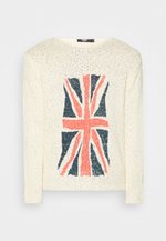 Jaded London UNION JACK JUMPER - Pullover - beige - ZALANDO.FR