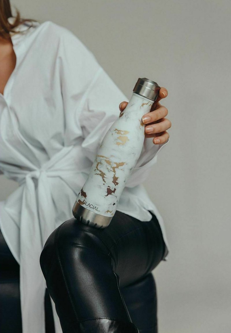 GLACIAL THERMAL BOTTLE 400ML - Vattenflaska - white/vit - Zalando.se