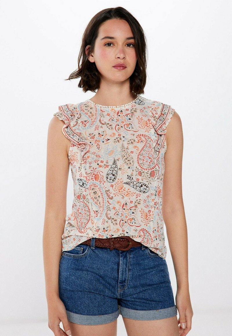 Springfield Blouse - camel - Zalando