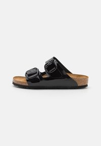 Birkenstock ARIZONA BIG BUCKLE - Pantuflas - black/negro - Zalando.es
