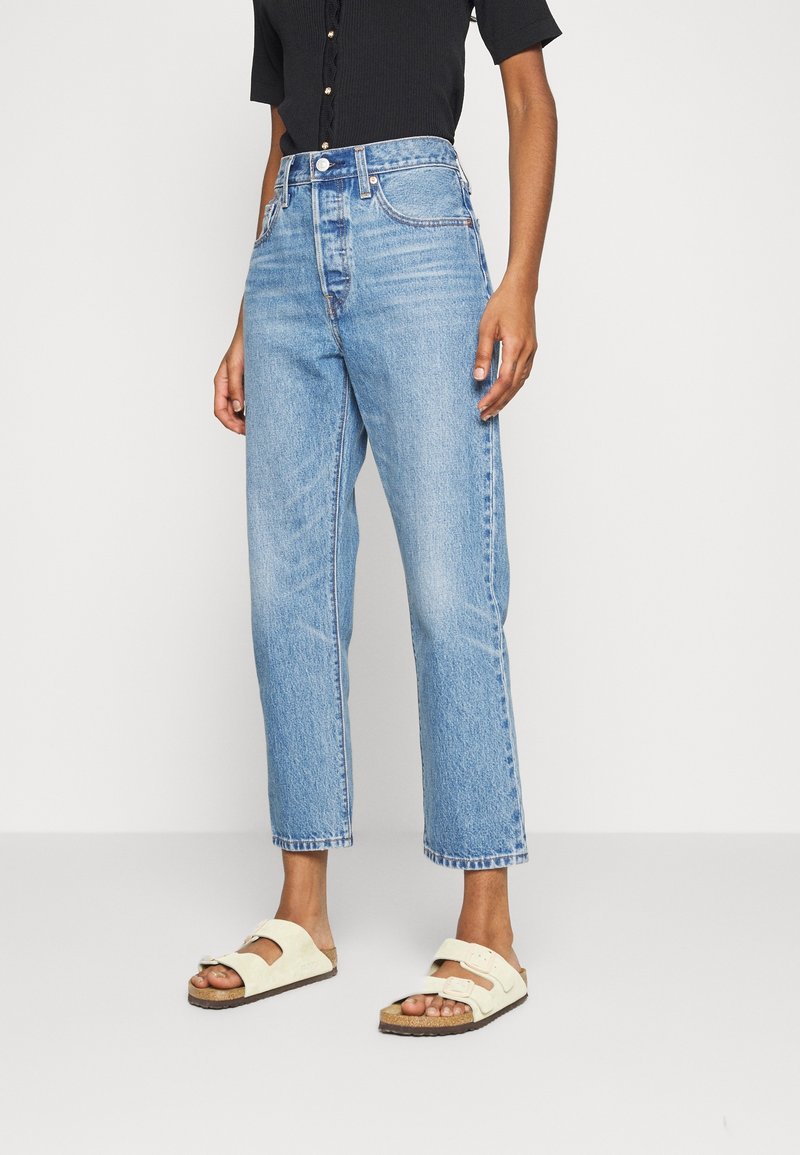 Levi's® Jeans Straight Leg - stone blue denim/stone-blue denim - (Pre ...