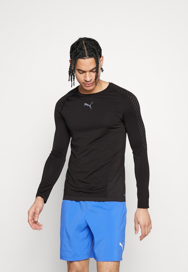 Puma TRAIN FORMKNIT SEAMLESS - Sport T-shirt - black/schwarz - Zalando.at