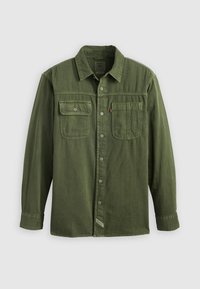Levi's® AUBURN WORKER - Camicia - erick kombu green garment dye/verde ...