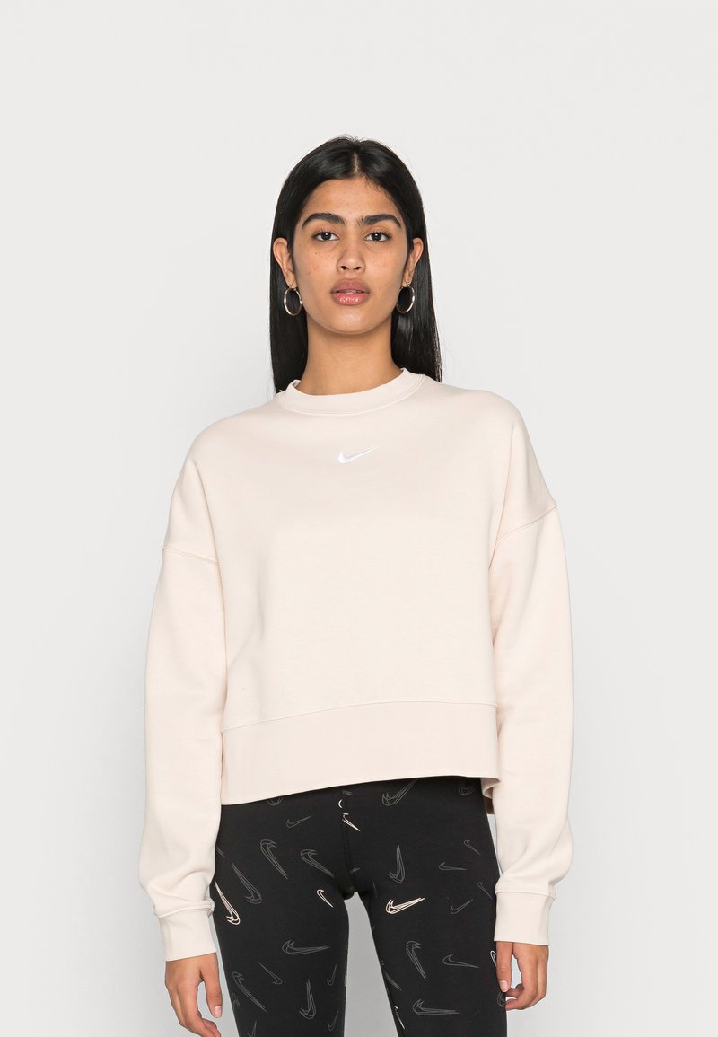 Nike Sportswear W Nsw Clctn Crew Flc Sweater Sanddrift Beige