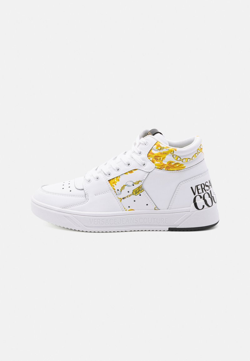 Versace Jeans Couture FONDO STARLIGHT SHOES - Sneaker high - white/gold ...