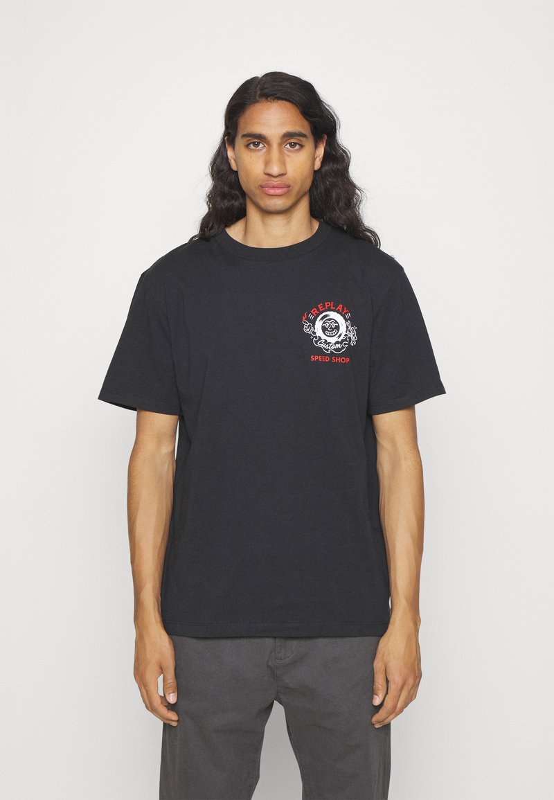 Replay T-shirt con stampa - black/nero - Zalando.it
