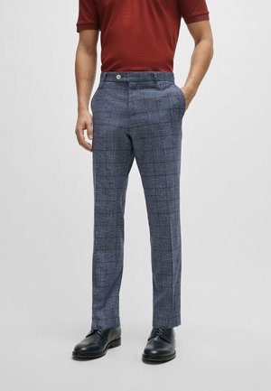 Façonnable CHECK - Chino - marine blue/bleu marine - ZALANDO.FR
