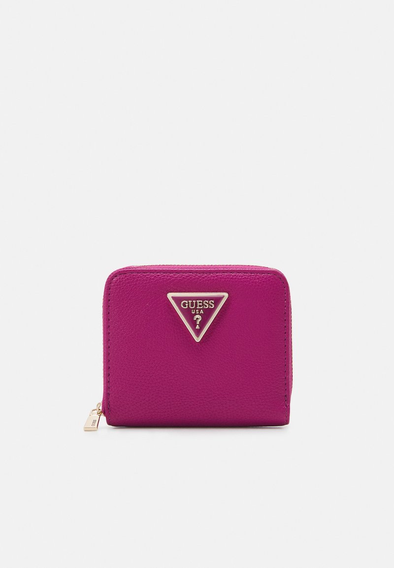 Guess MERIDIAN SMALL ZIP AROUND - Portefeuille - boysenberry/rose ...