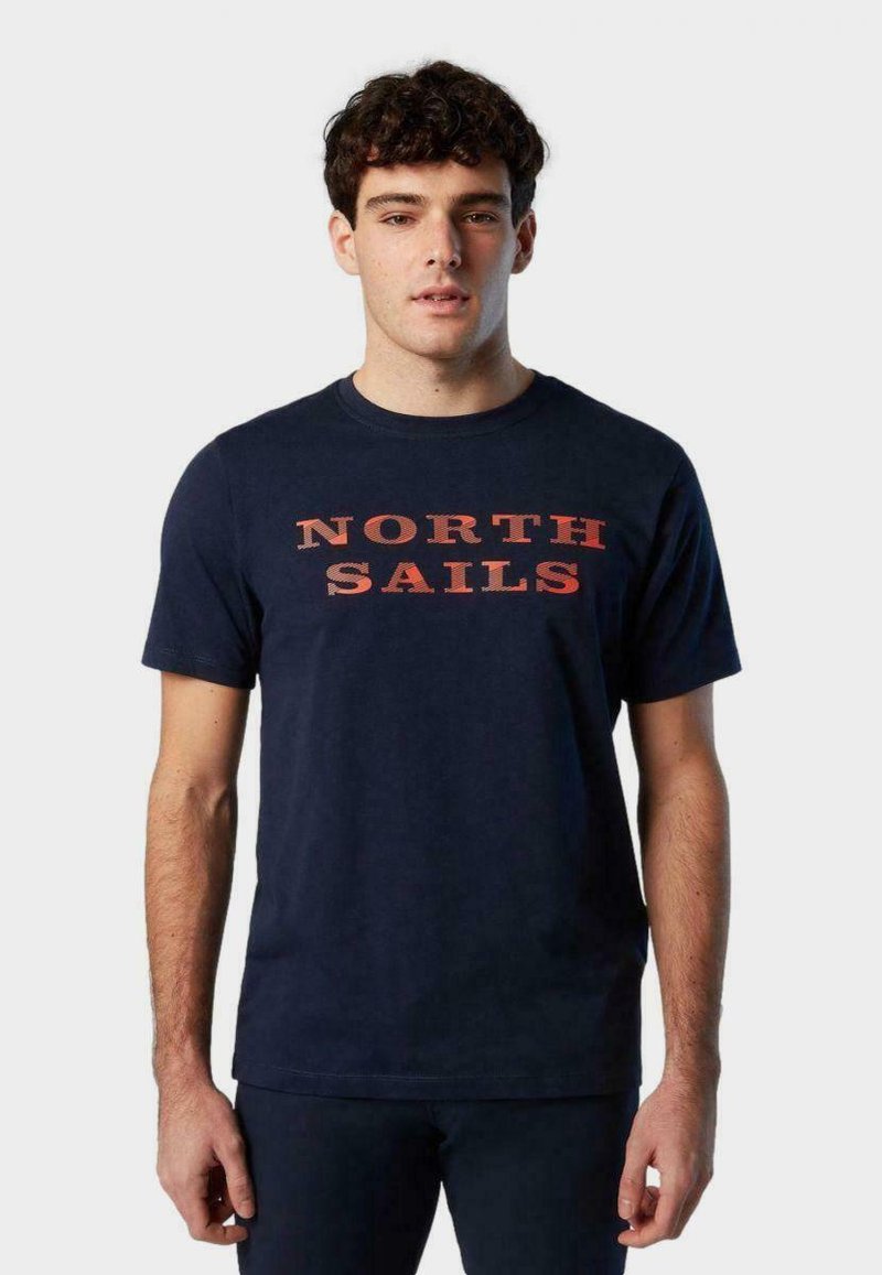 North Sails OCEANIA - Camiseta estampada - blue/azul marino - Zalando.es