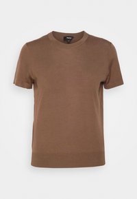 Theory TEE - Print T-shirt - pecan/light brown - Zalando.co.uk