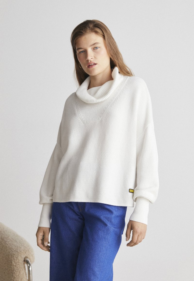 Barbour International PARADE - Strickpullover - white/weiß - Zalando.de
