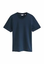 Next TEXTURE REGULAR FIT - T-shirt basic - navy blue/blauw - Zalando.nl