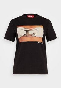 Diesel T-Shirt print - 9xx/schwarz - Zalando.at