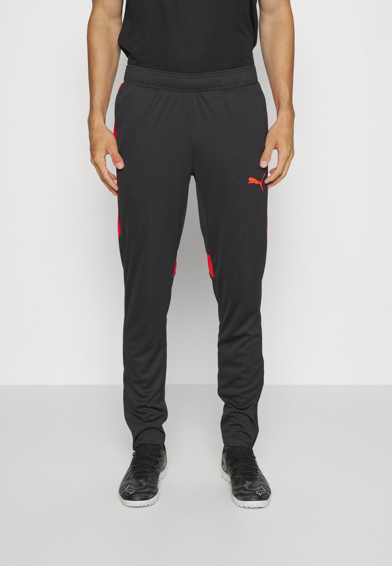 Puma TRAINING PANTS - Pantaloni de trening - black/red/negru - Zalando.ro