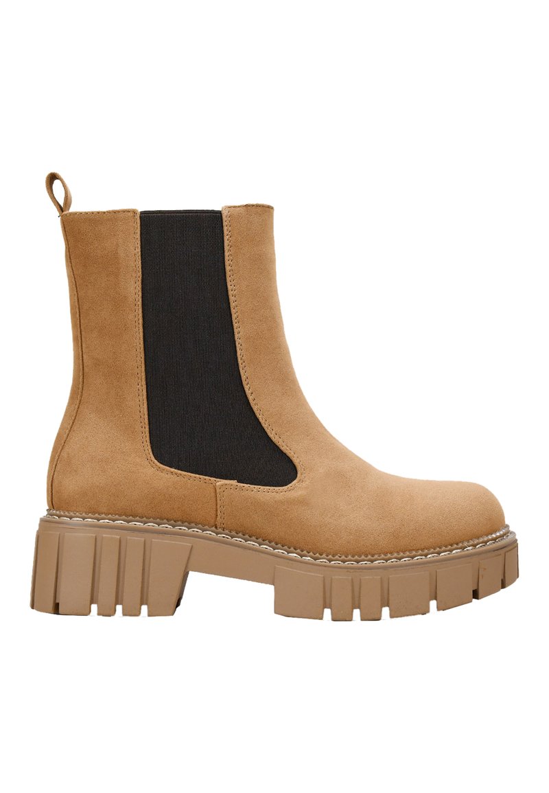 Bosanova Botines con plataforma - cuero/camel - Zalando.es