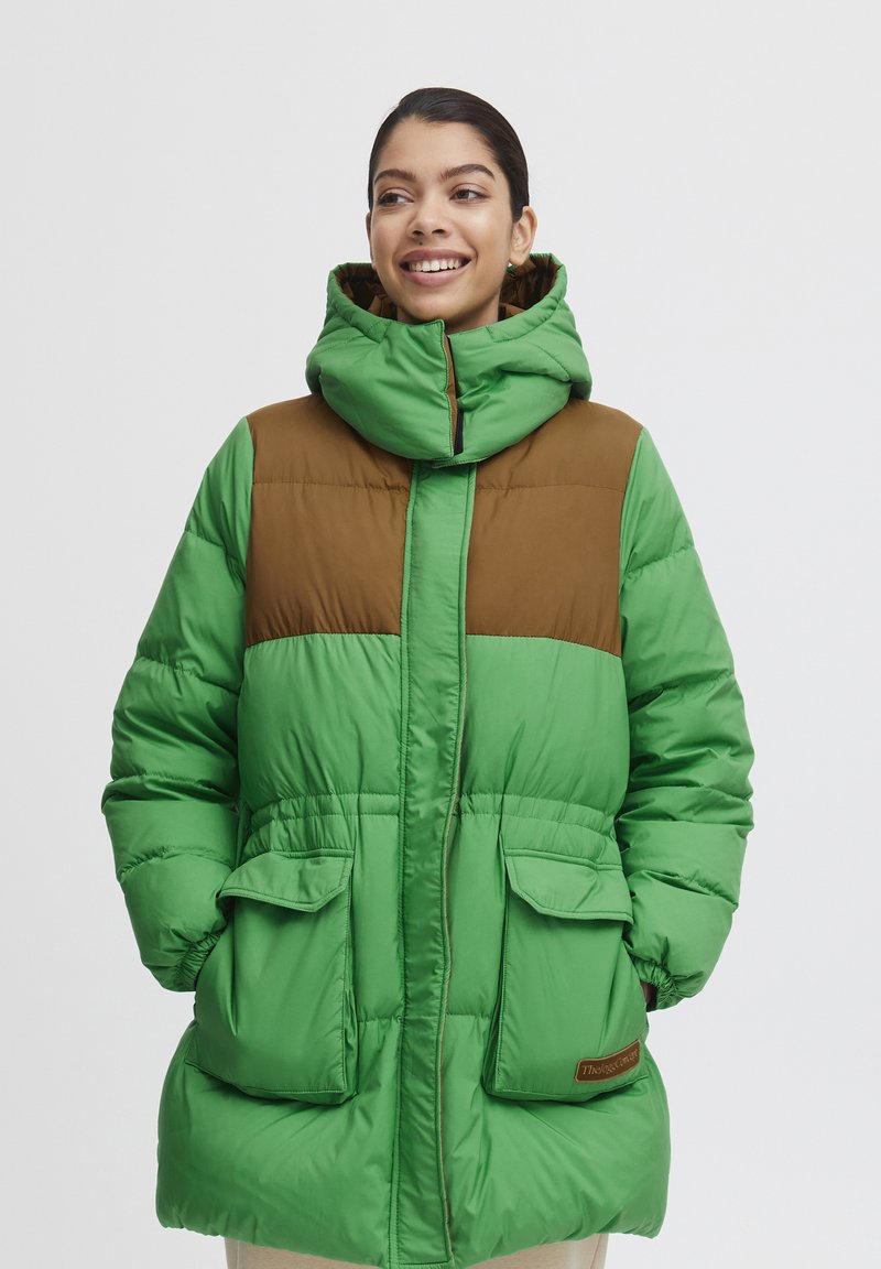 TheJoggConcept JCAlica - Winter coat - fern green mix/evergreen ...