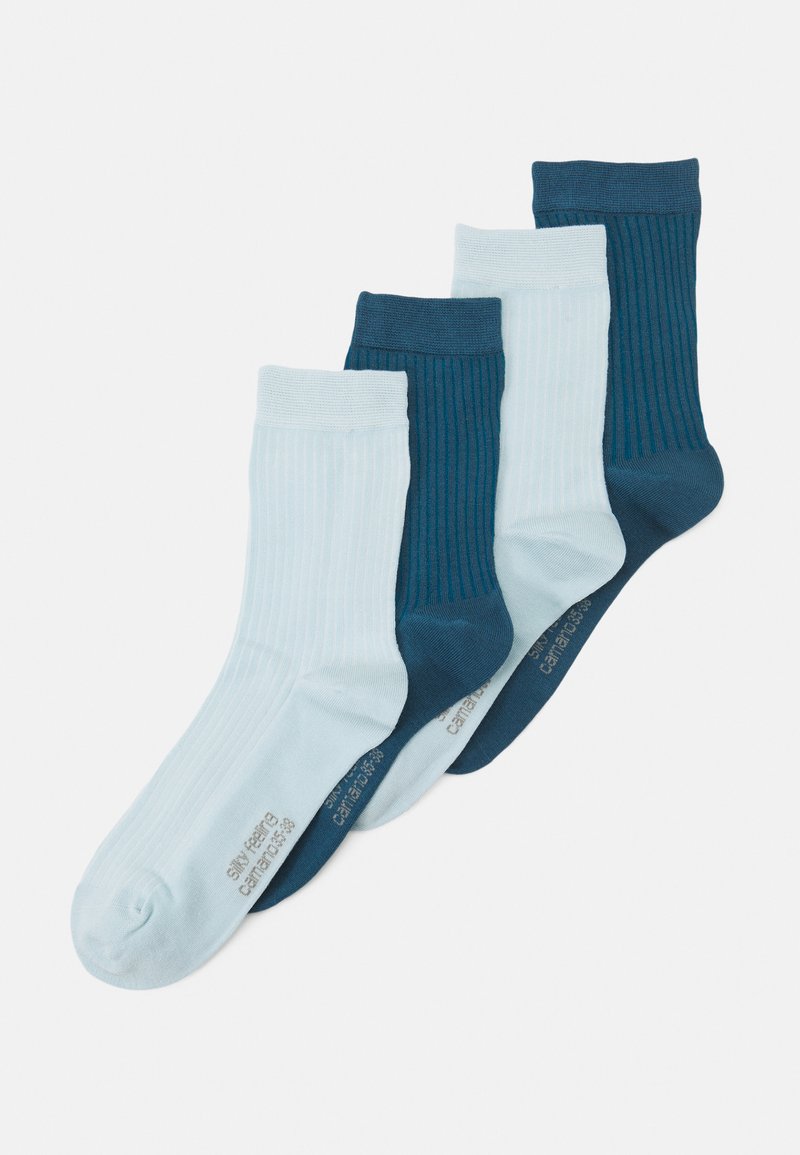 camano WOMEN SILKY FEELING SOCKS 4 PACK - Sokken - starlight blue/blauw ...