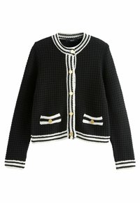 Next SMART BUTTON UP - Cardigan - black/sort - Zalando.dk