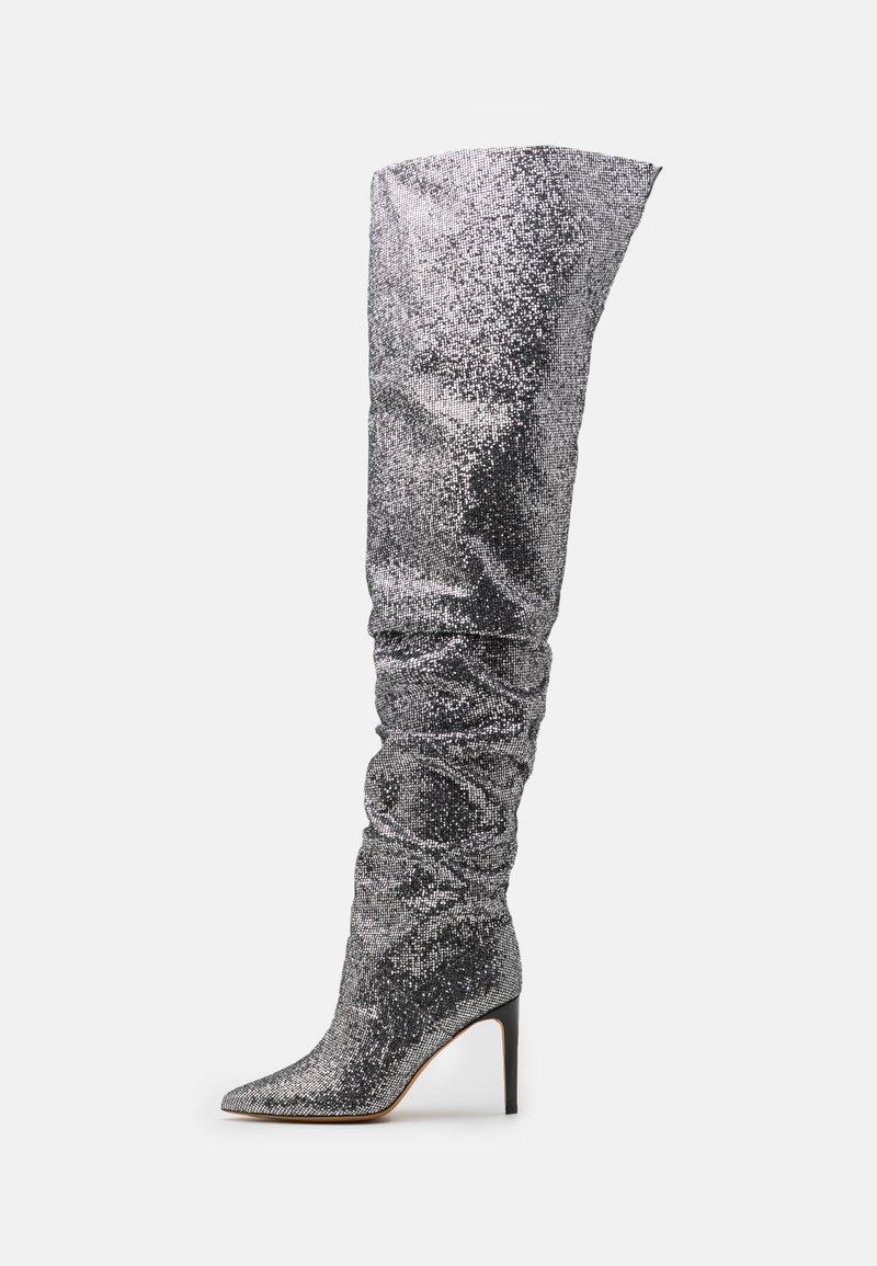 Iro EVA - Botas de tacón - black/silver-coloured/negro - Zalando.es