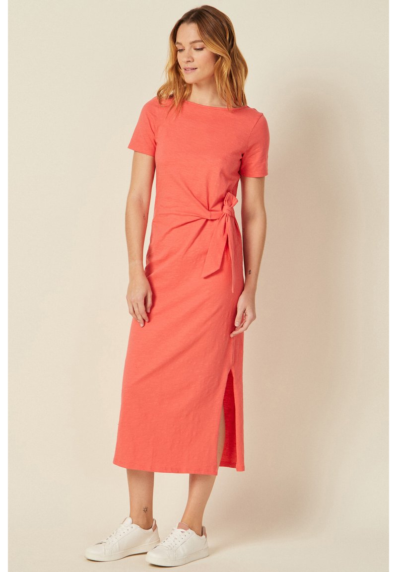 BONOBO Jeans MIT SCHLEIFE - Freizeitkleid - rose corail/pink - Zalando.at